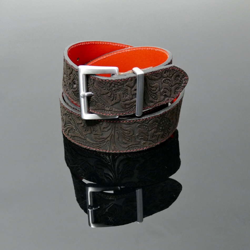 SAVANNAH BELT - PETUNIA BROWN SUEDE